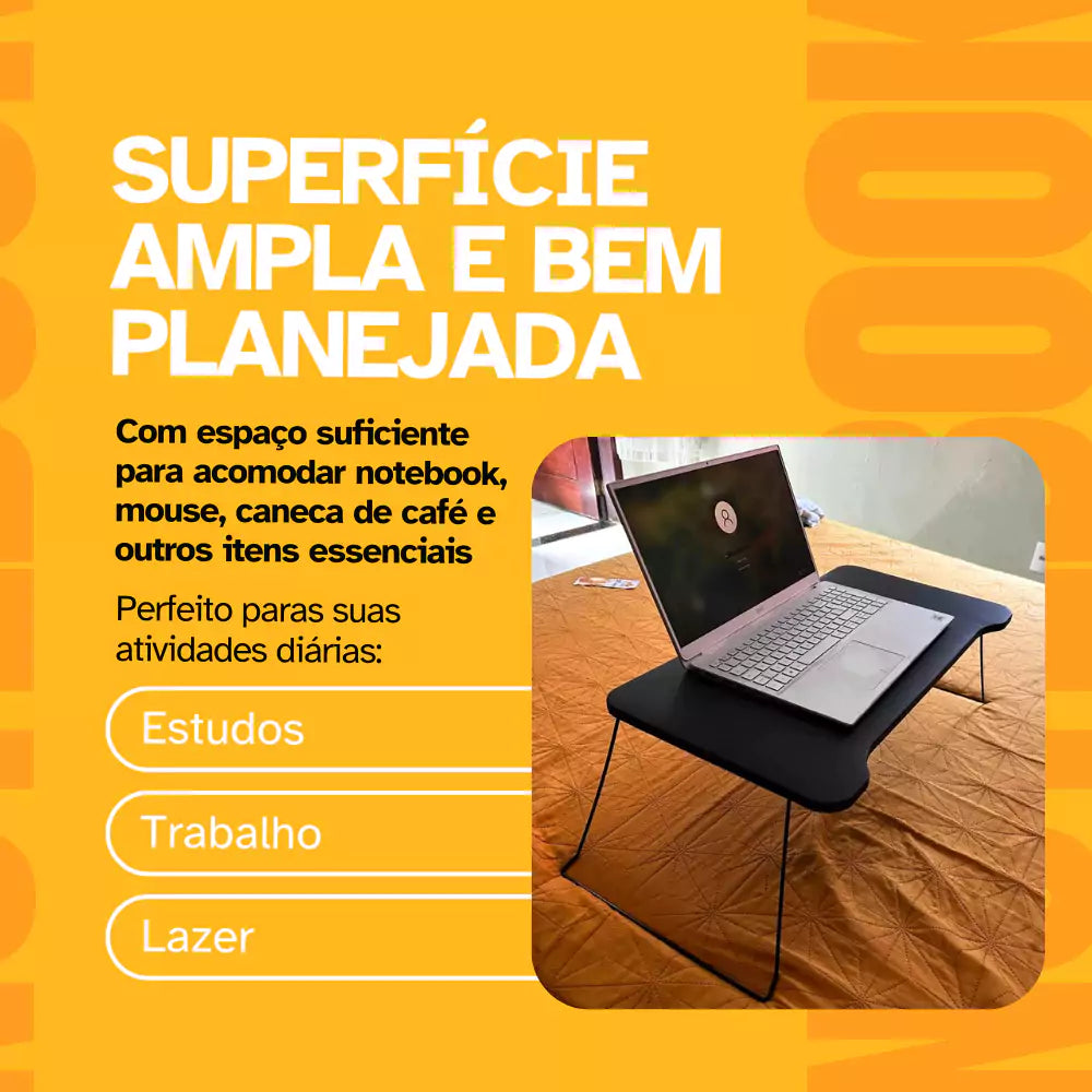 Mesa para Notebook Dobrável – Conforto e Praticidade em Qualquer Lugar ...